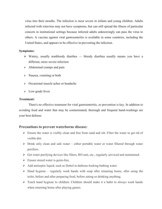 Water borne diseases | PDF