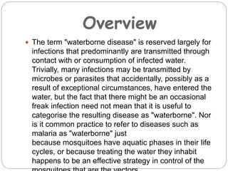 Water borne diseases and remedies | PPT