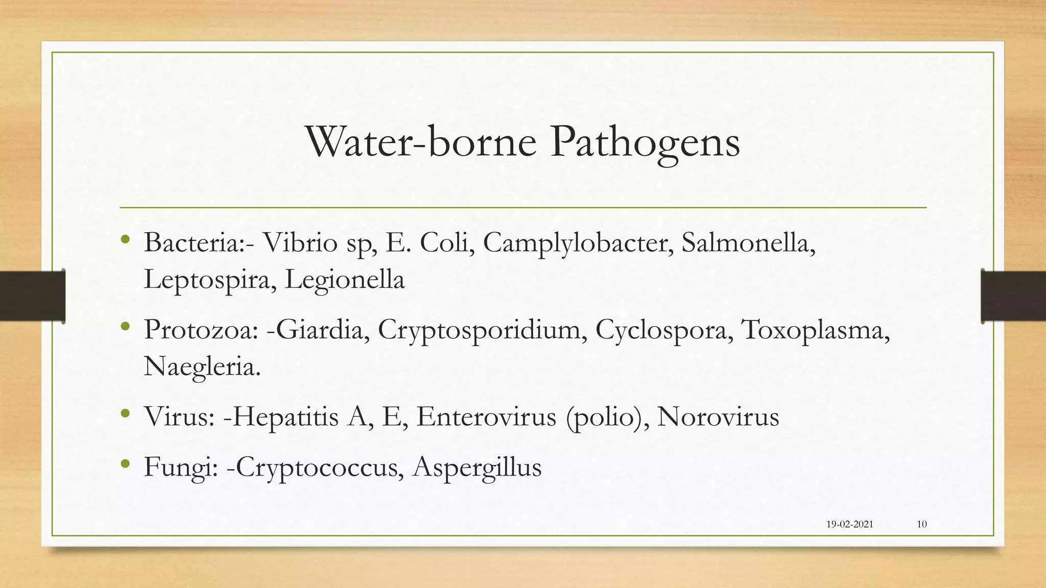 Water borne diseases (bacterial) | PPTX