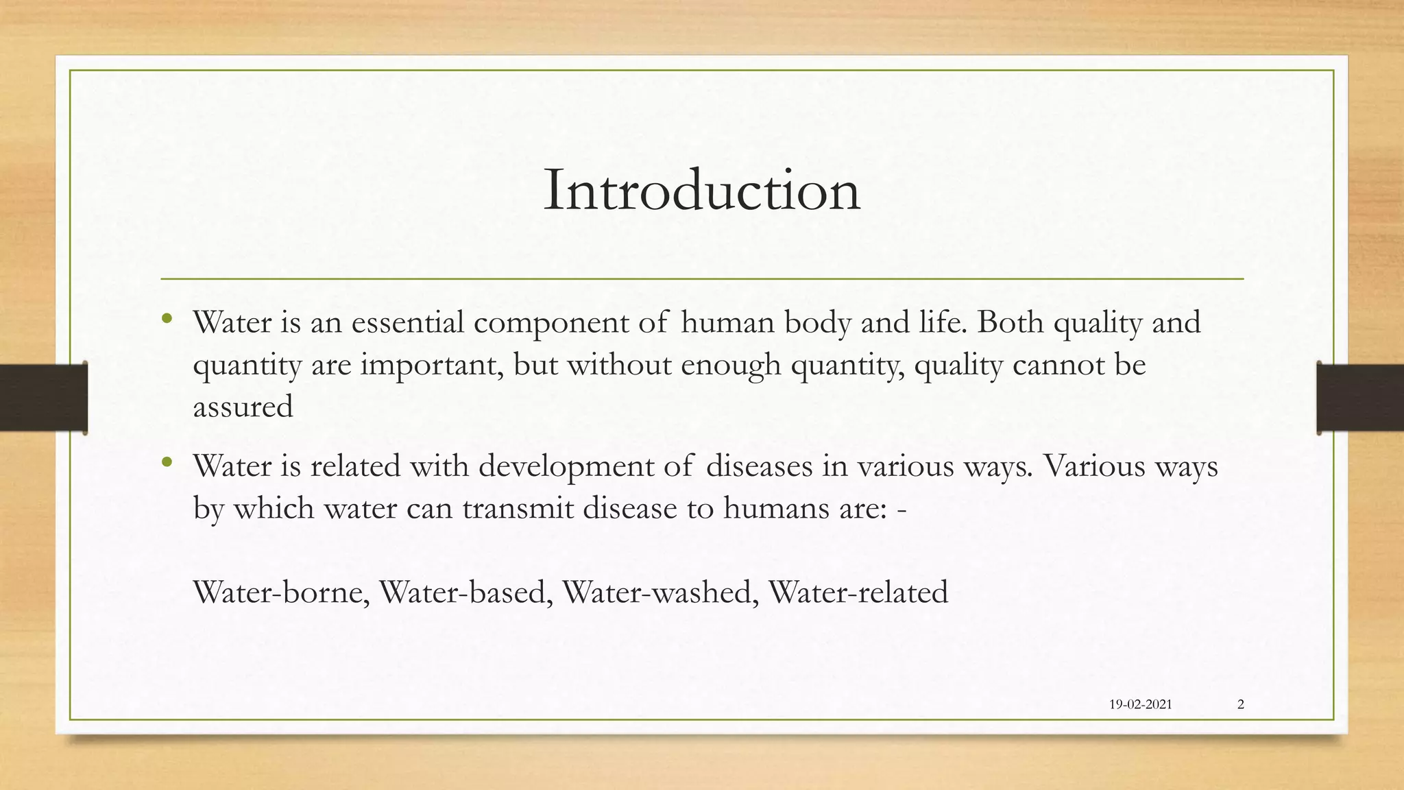 Water borne diseases (bacterial) | PPTX