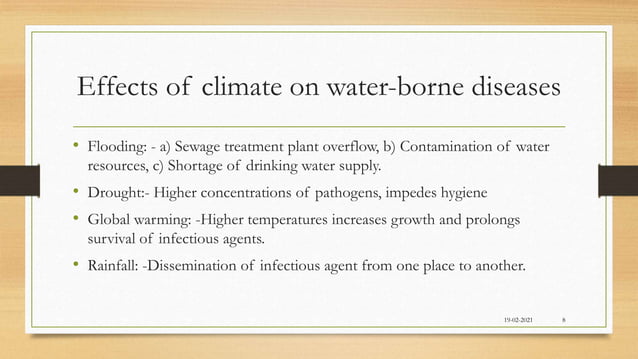 Water borne diseases (bacterial) | PPTX