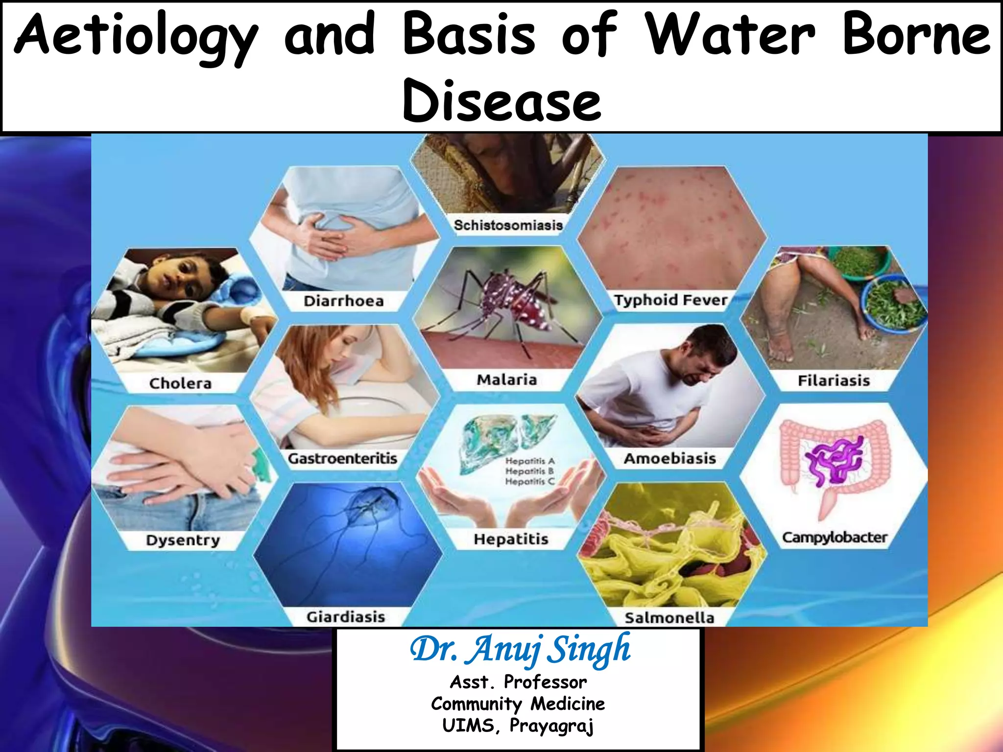 WATER BORNE DISEASES DIARRHOEA | PPT