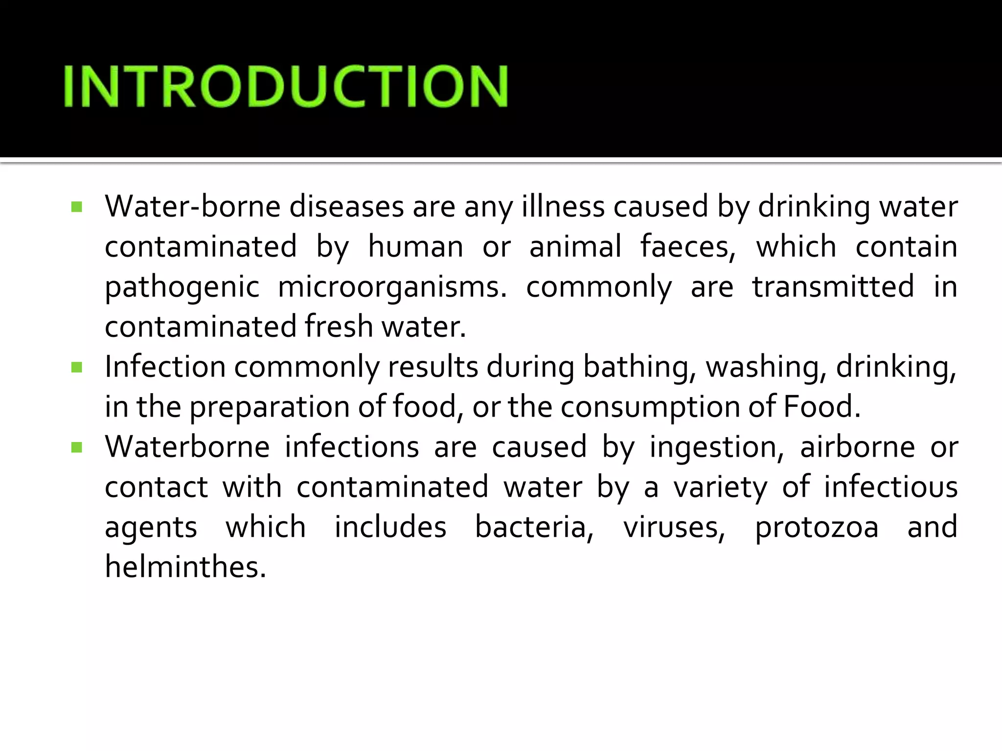 Water borne microorganisms | PPTX