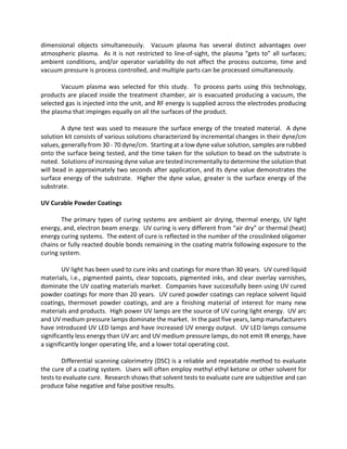 Waterborne Symposium UV Powder Coating on Plastic with Plasma | PDF
