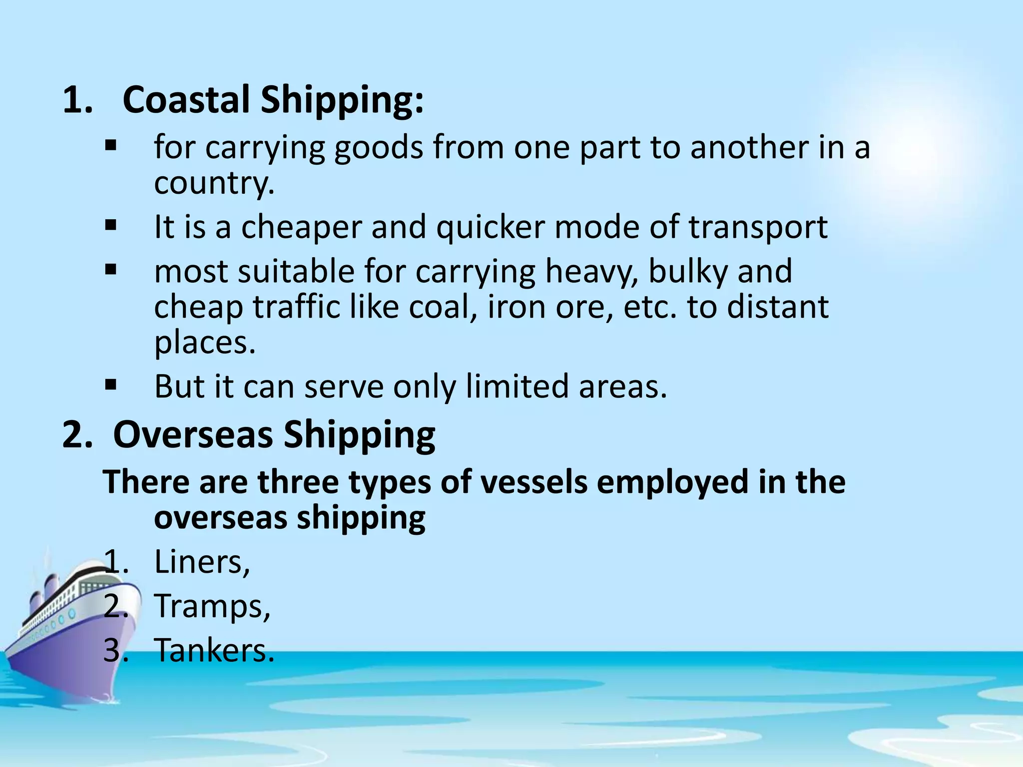 Waterborne transport | PPTX