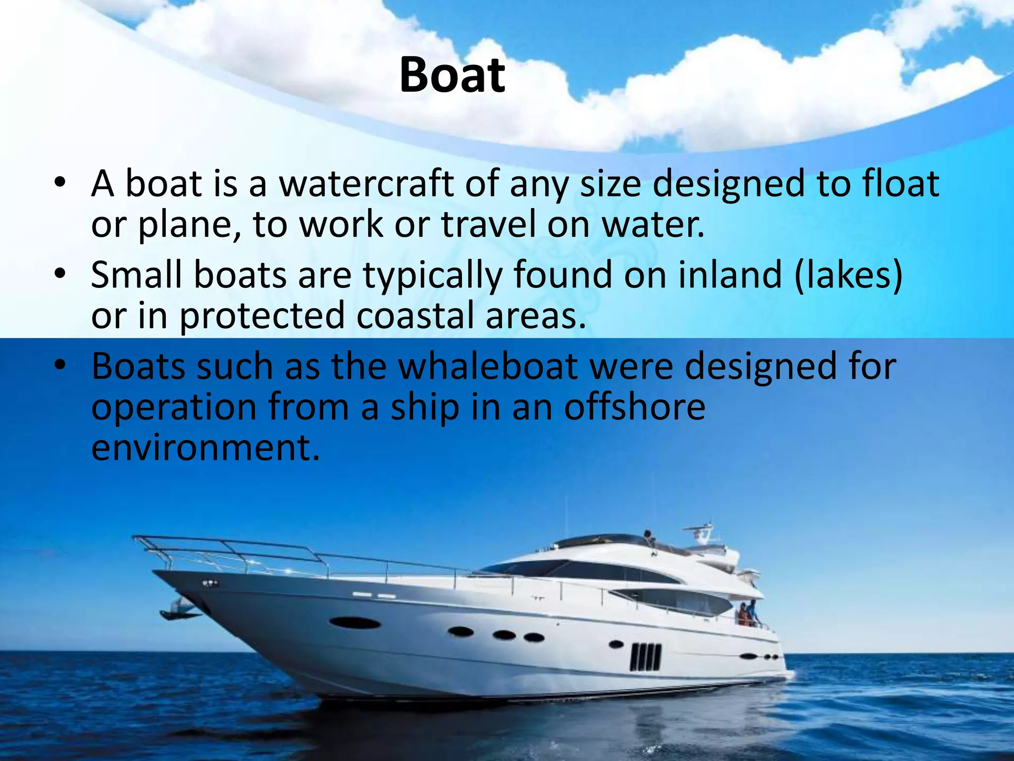 Waterborne transport | PPTX