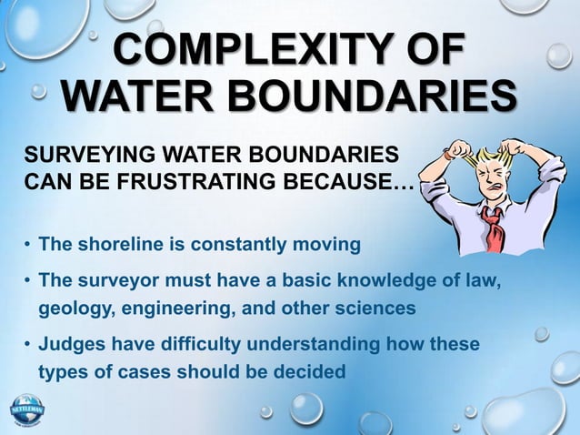 Water Boundaries for Land Surveyors | PPTX | Geography | Science