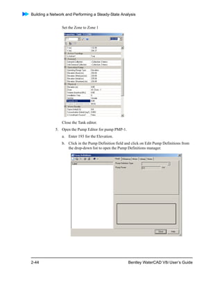 Water cad v8i user's guide | PDF