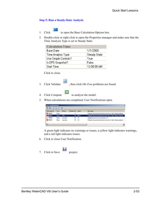 Water cad v8i user's guide | PDF | Computing | Technology & Computing