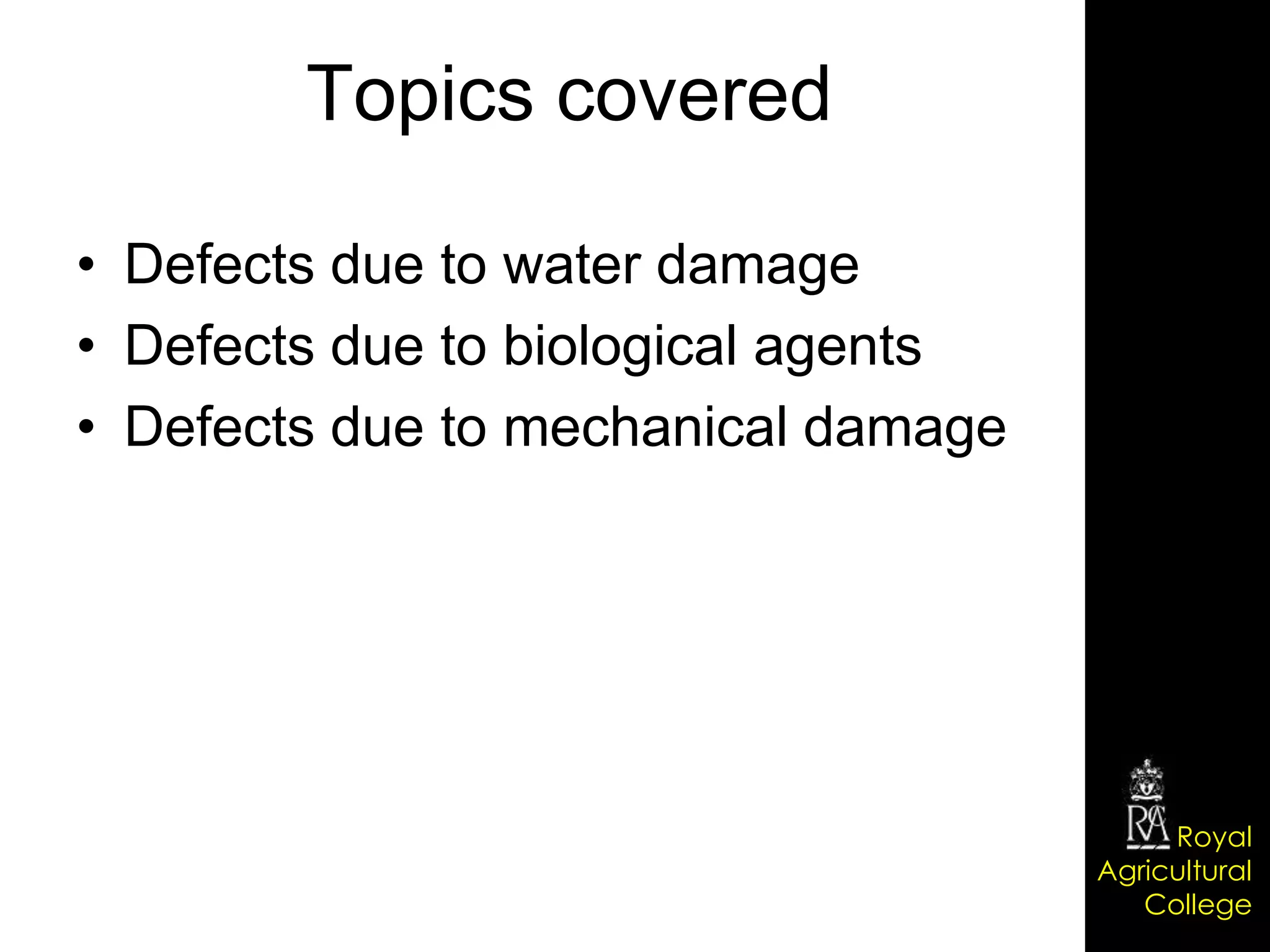 Water caused defects_buildings | PPTX