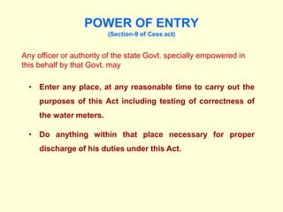 water cess act.pptx