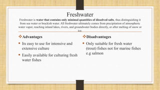Water characteristics for culturing fish.pptx
