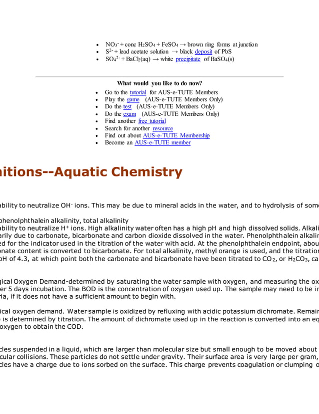 Water chemistry | DOCX