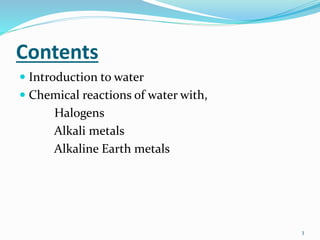 Water chemistry | PPTX