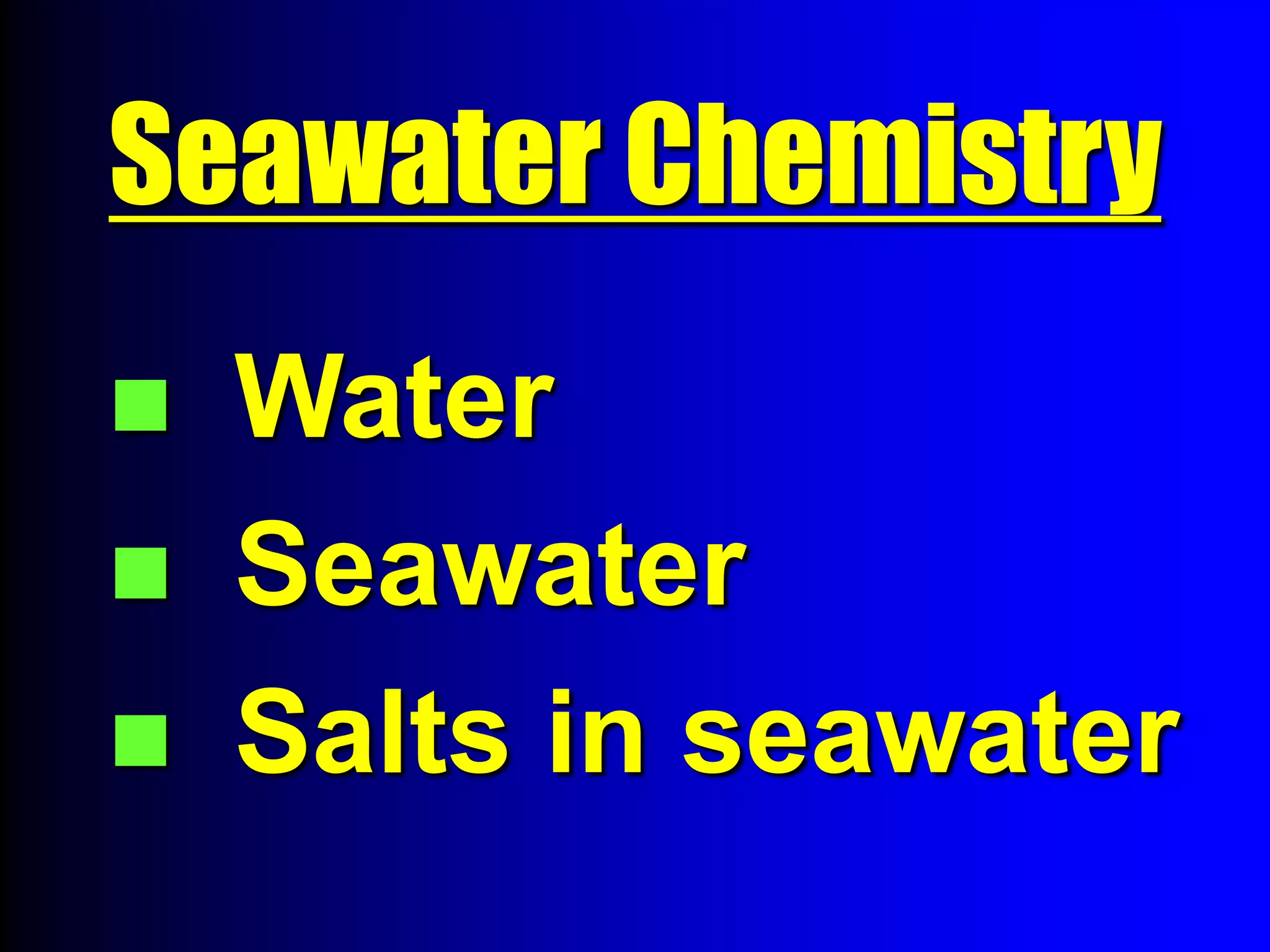 Water Chemistry.ppt