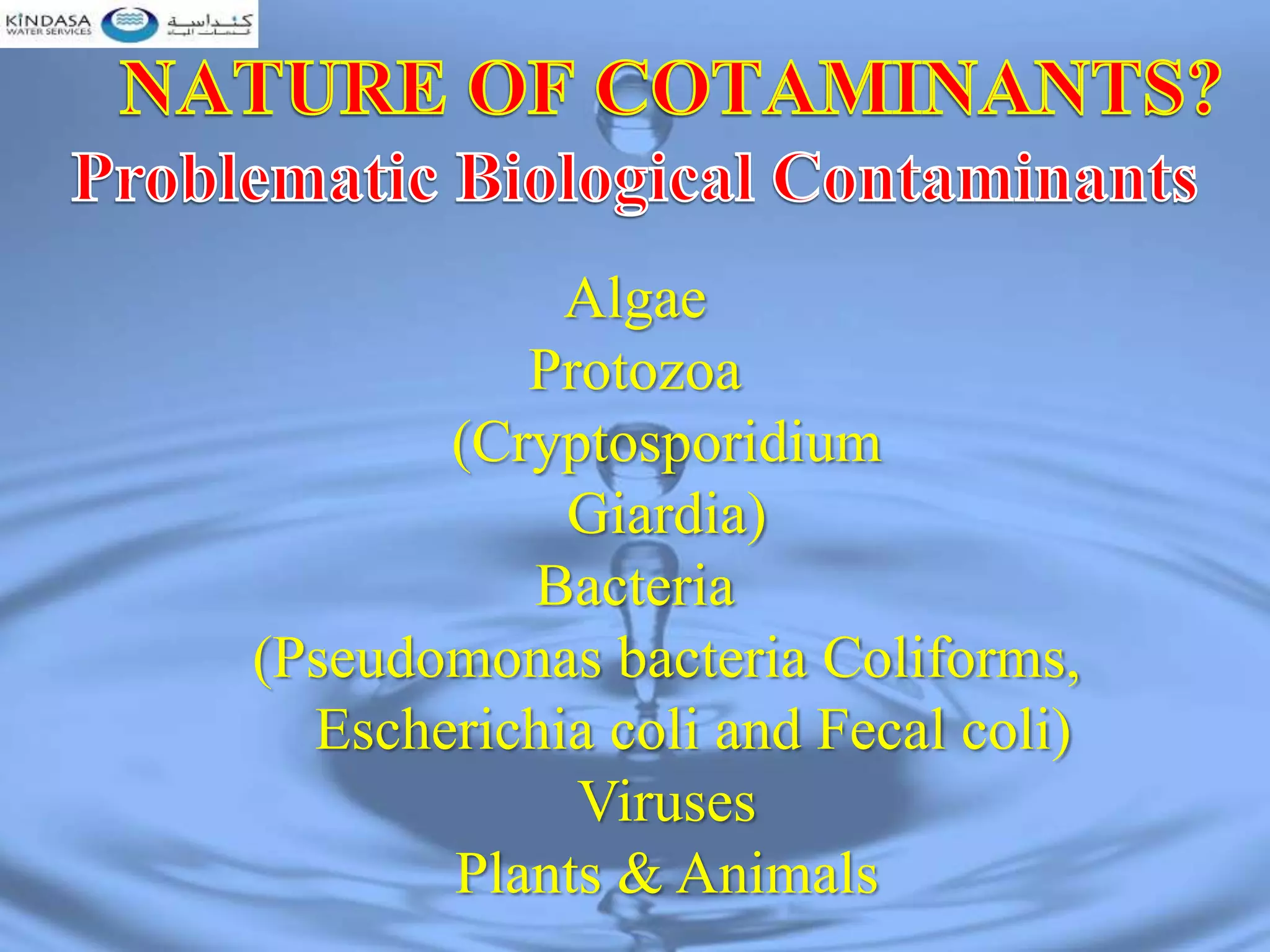 Water chemistry for kindasa final ii | PPT