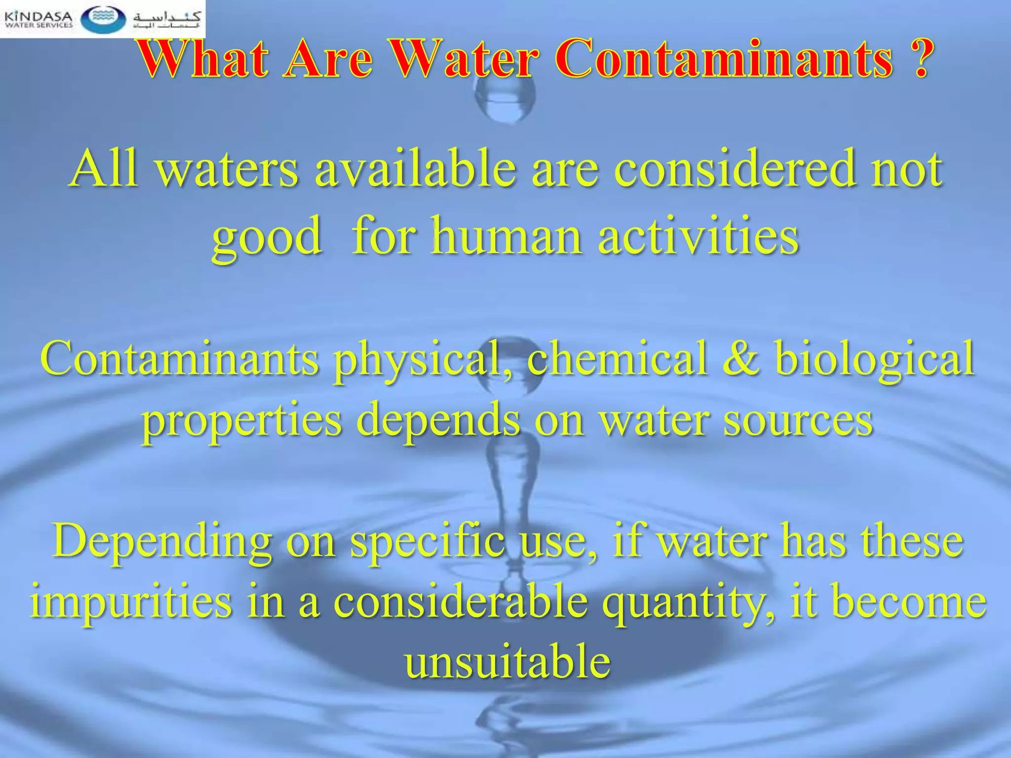 Water chemistry for kindasa final ii | PPT