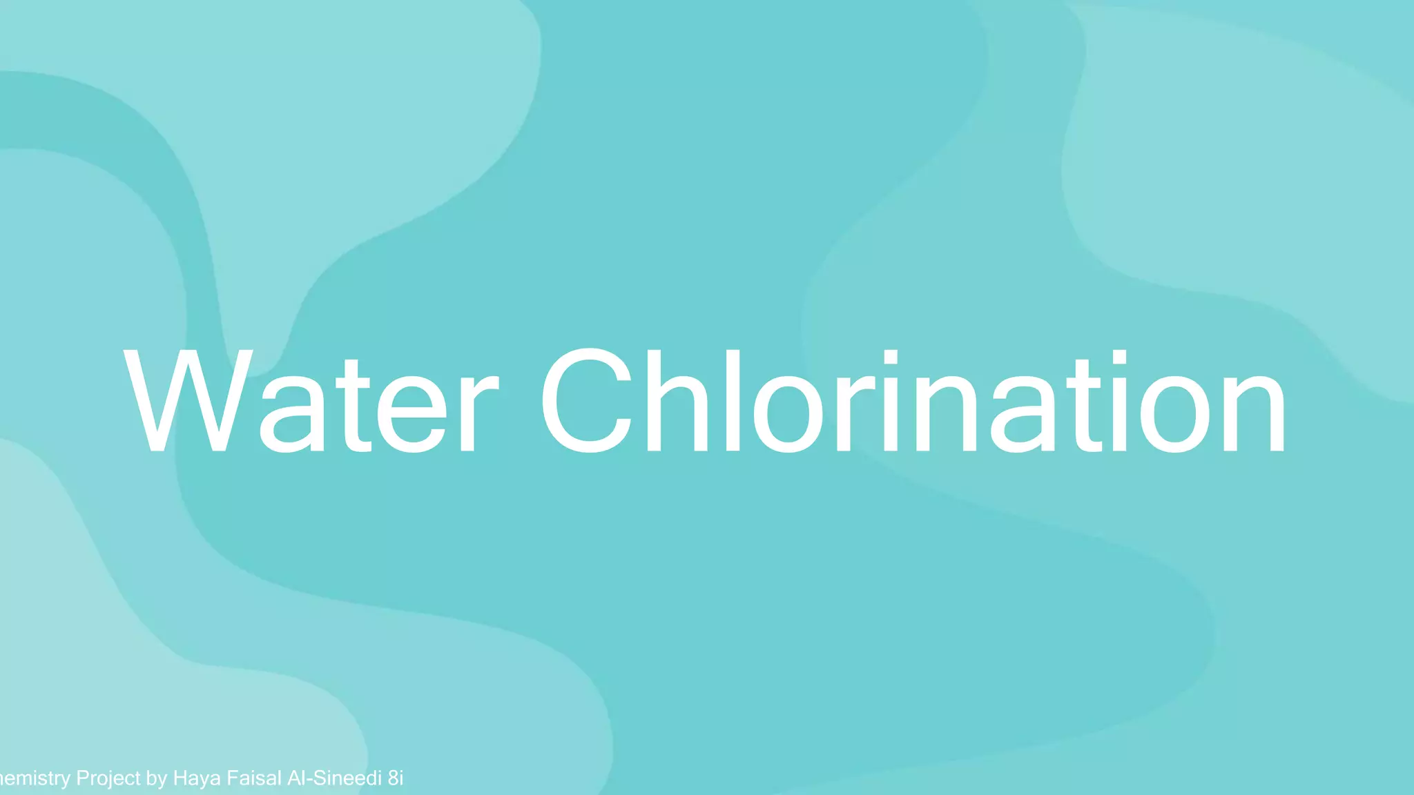 Water Chlorination | PPTX