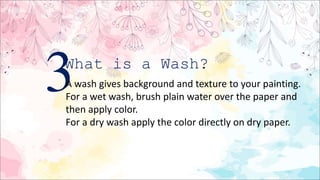 Watercolor Painting Tips for Beginners | PPTX