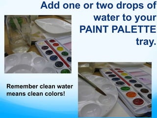 Water color lesson one | PPTX