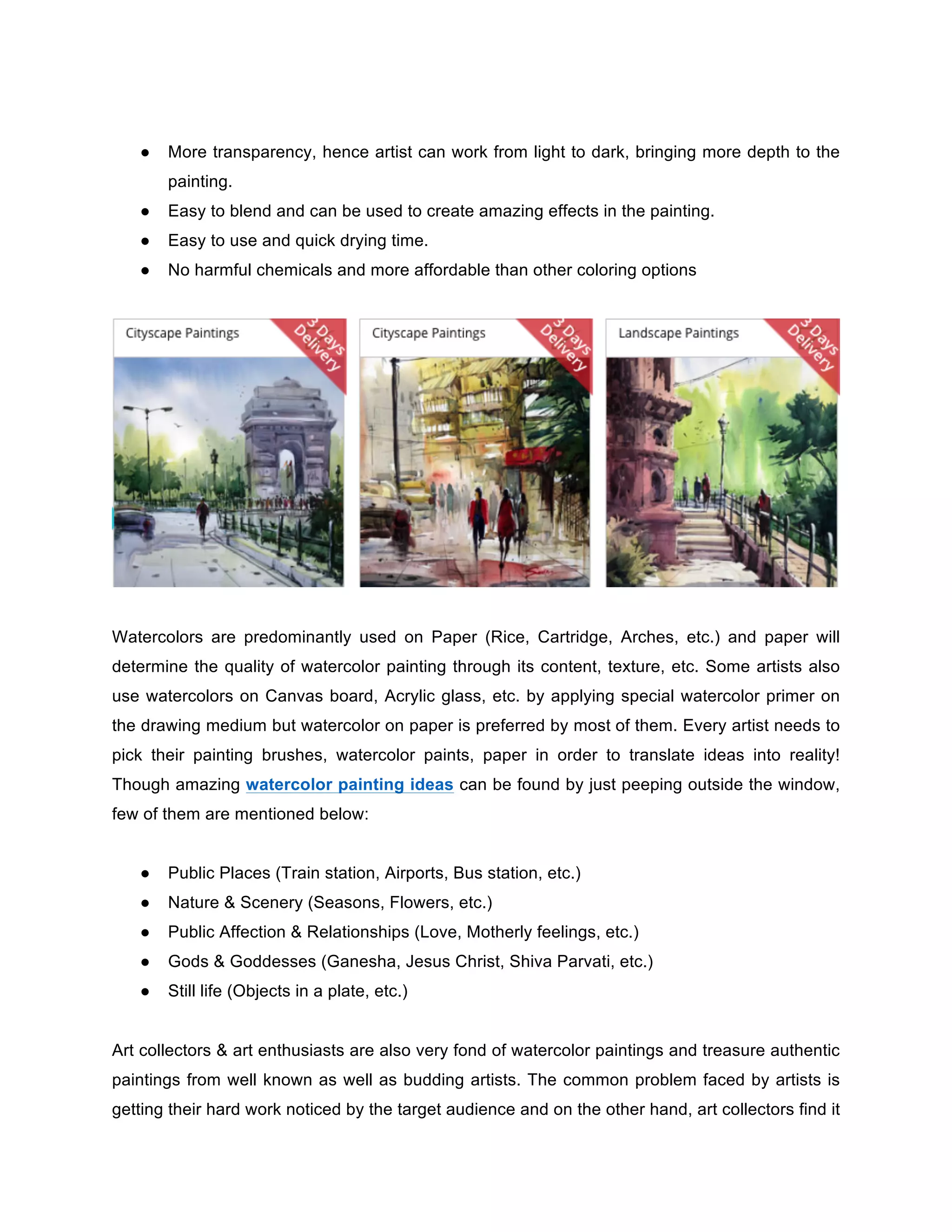 How Watercolors can be used to create beautiful and mesmerizing ...