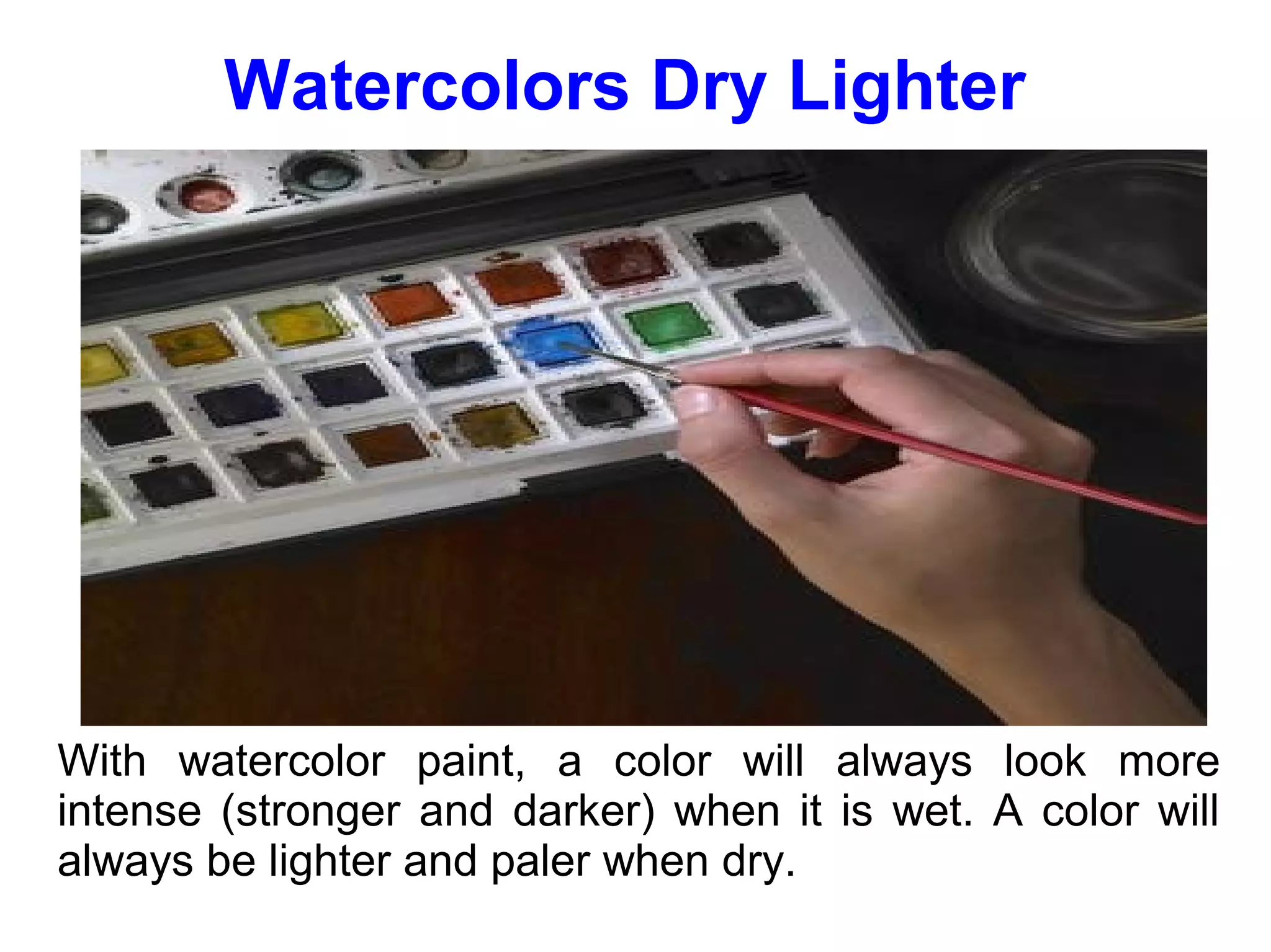 Watercolor painting tips for beginners | PPT