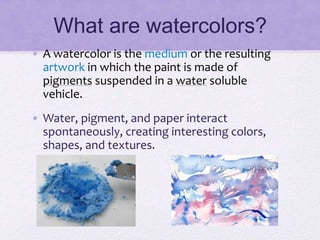 Watercolors | PPTX