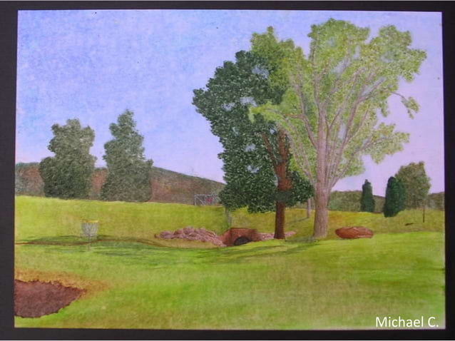 Landscape Watercolors from Art 1 at Rock Hill H.S. | PPTX