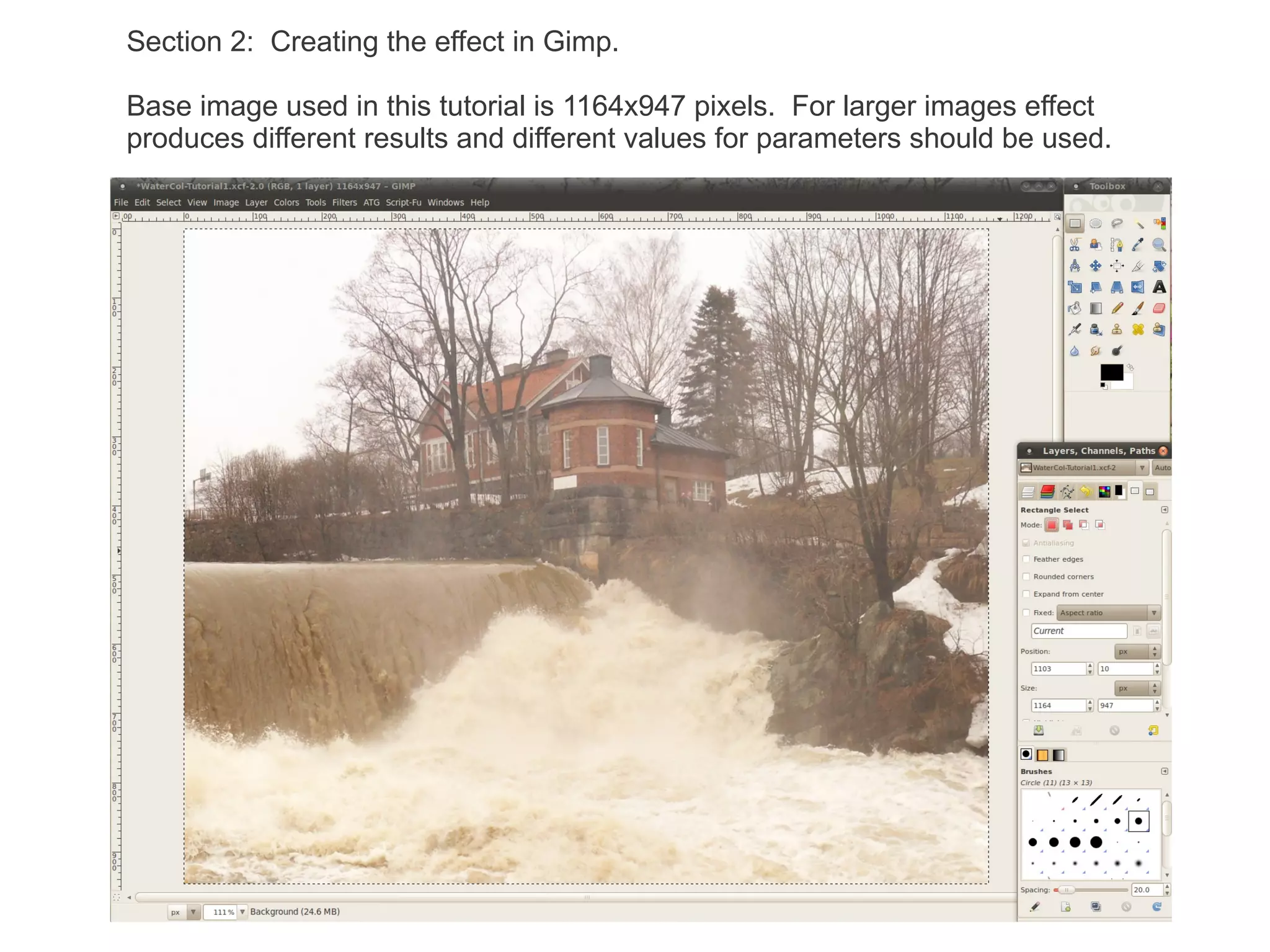 G'MIG water color filter tutorial | PDF | Photo Editing Software ...