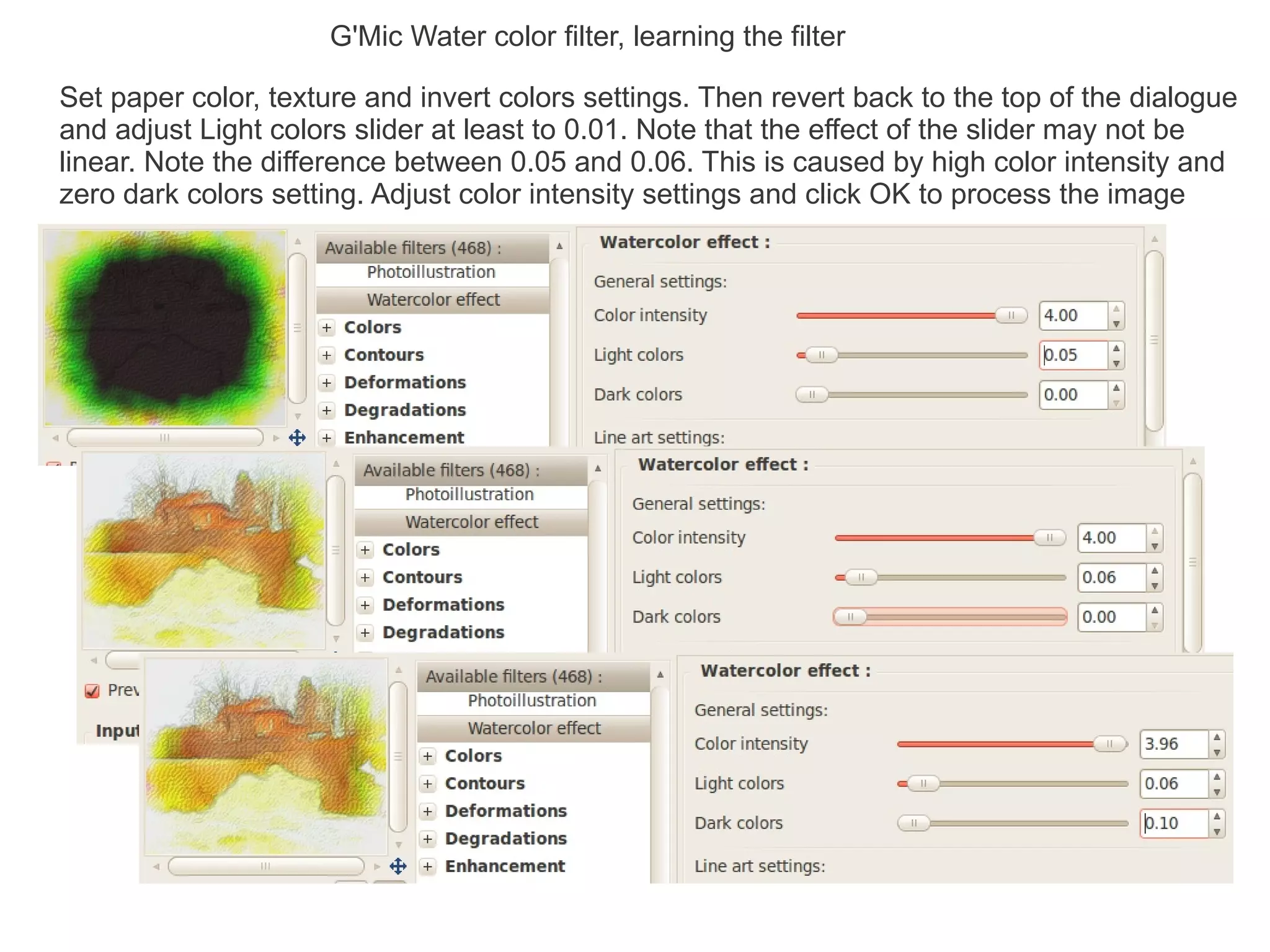 G'MIG water color filter tutorial | PDF | Photo Editing Software ...