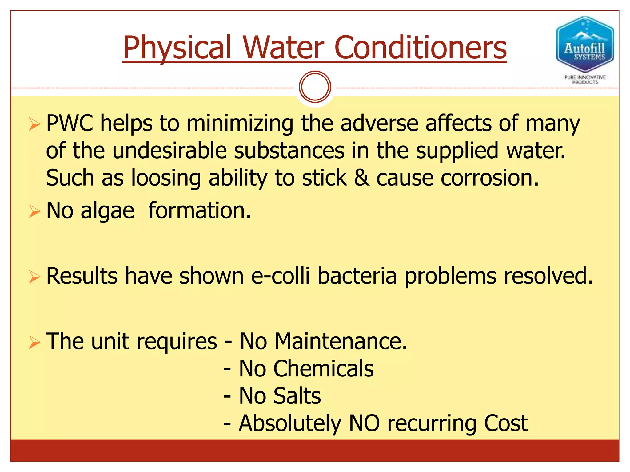 Water Conditioner | PPTX