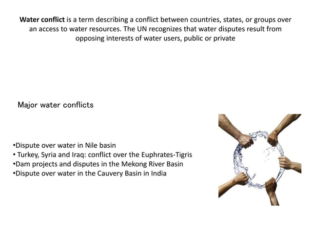 Water conflict | PPTX