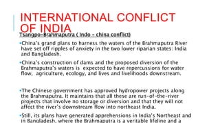 Water conflicts in India | PPTX