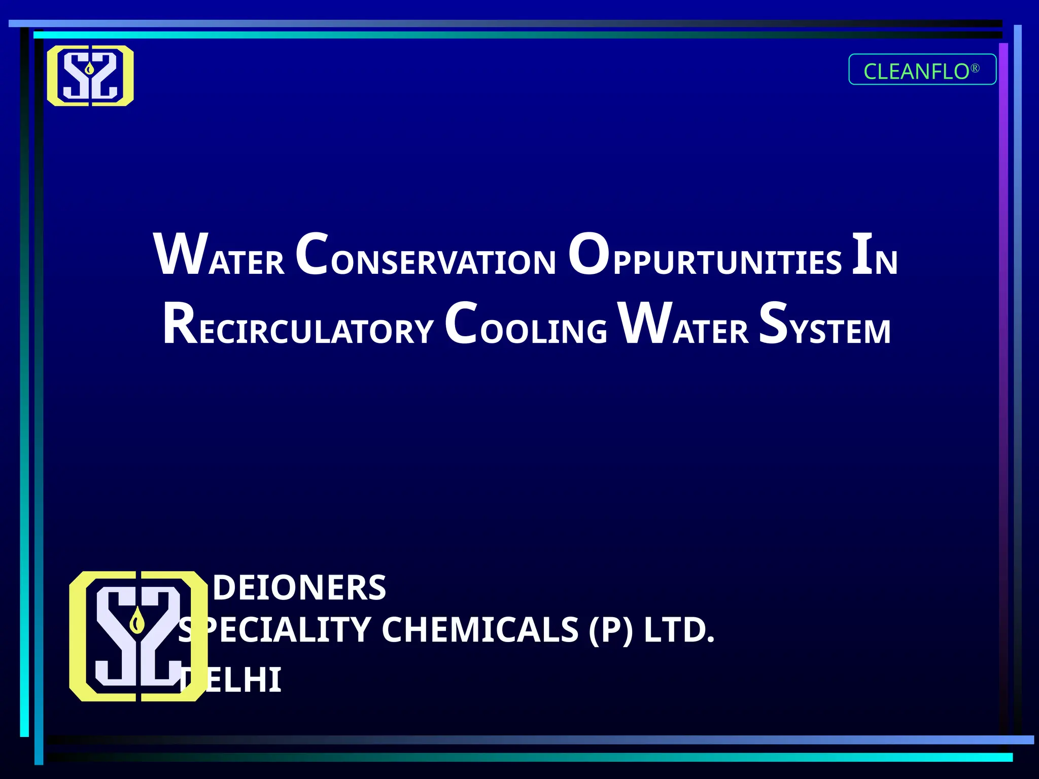 WATER CONSERVATION Powerpoint Presentation slides | PPT