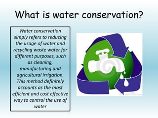 Water conservation | PPTX
