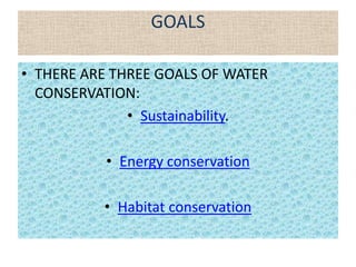 Water conservation | PPTX
