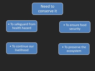 Water conservation and Scarcity | PPT