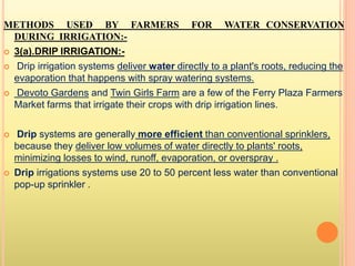 Water conservation | PPTX