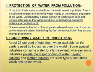 Water conservation | PPTX