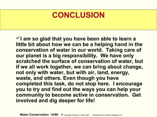 Water conservation | PPT