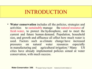 Water conservation | PPT