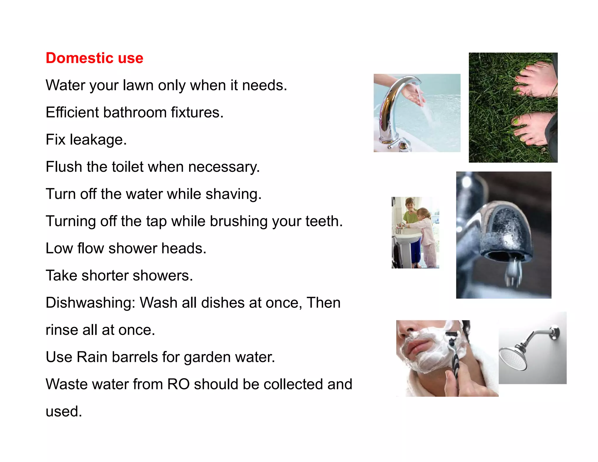 Water conservation | PDF