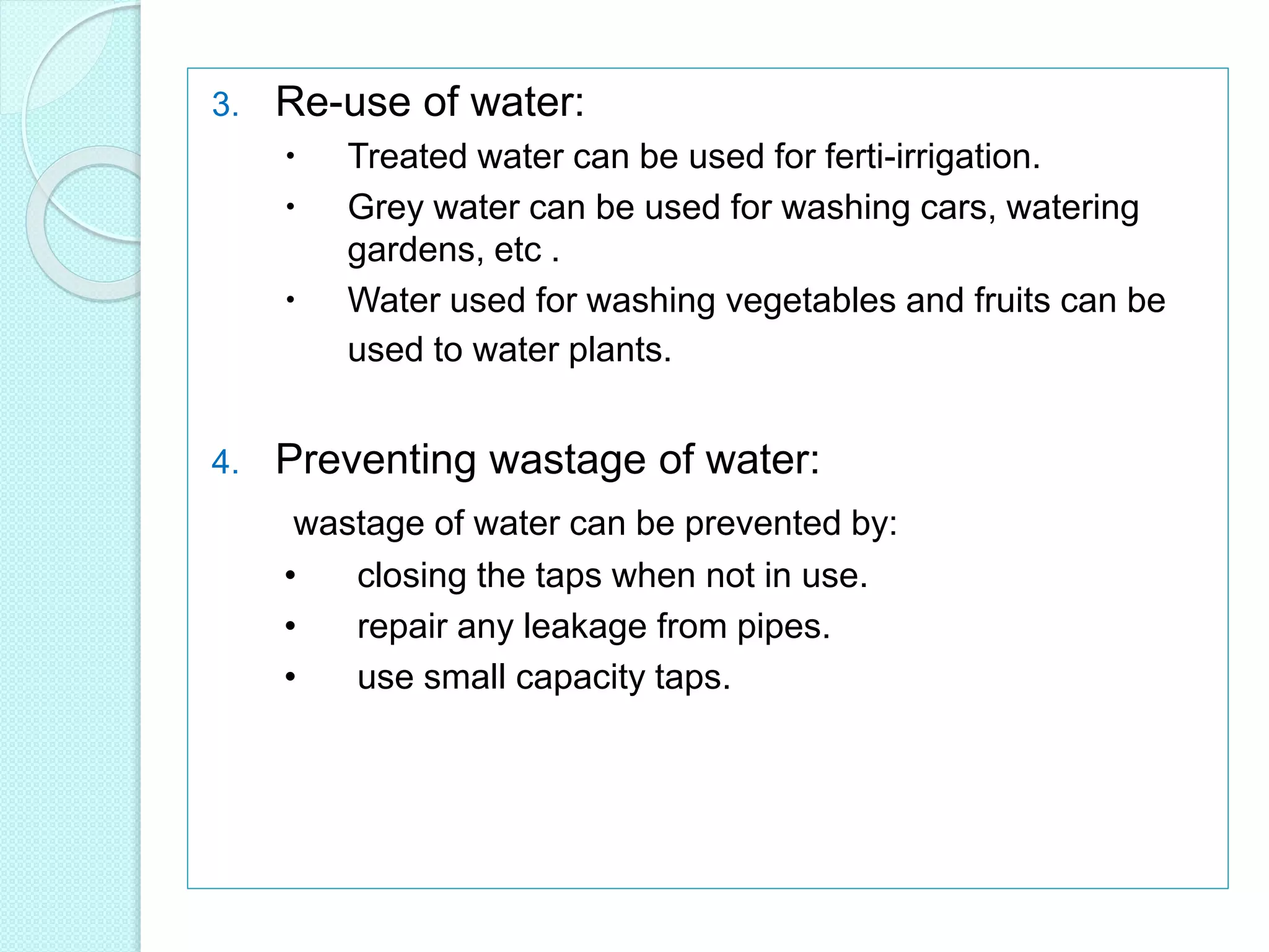 Water conservation | PPTX