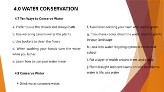DIFFERENT MEANS OF WATER CONSERVATION.pptx