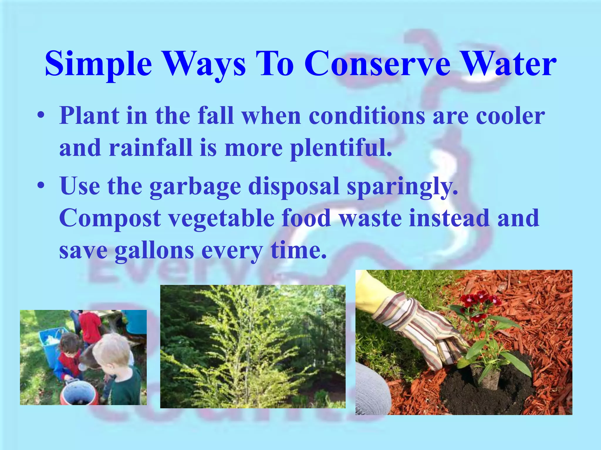 Water conservation ppt | PPTX
