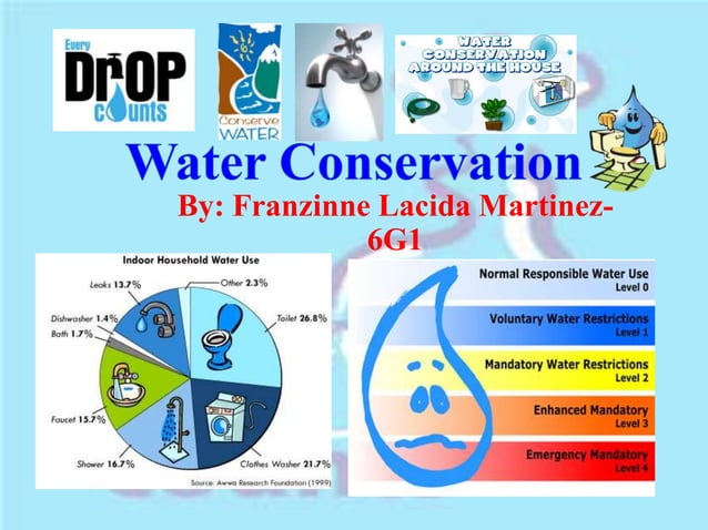 Water conservation ppt | PPTX | Home Appliances | Home & Garden