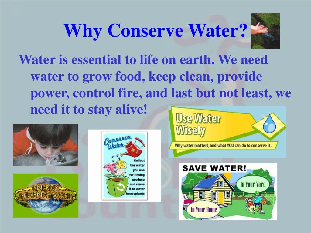 Water conservation ppt