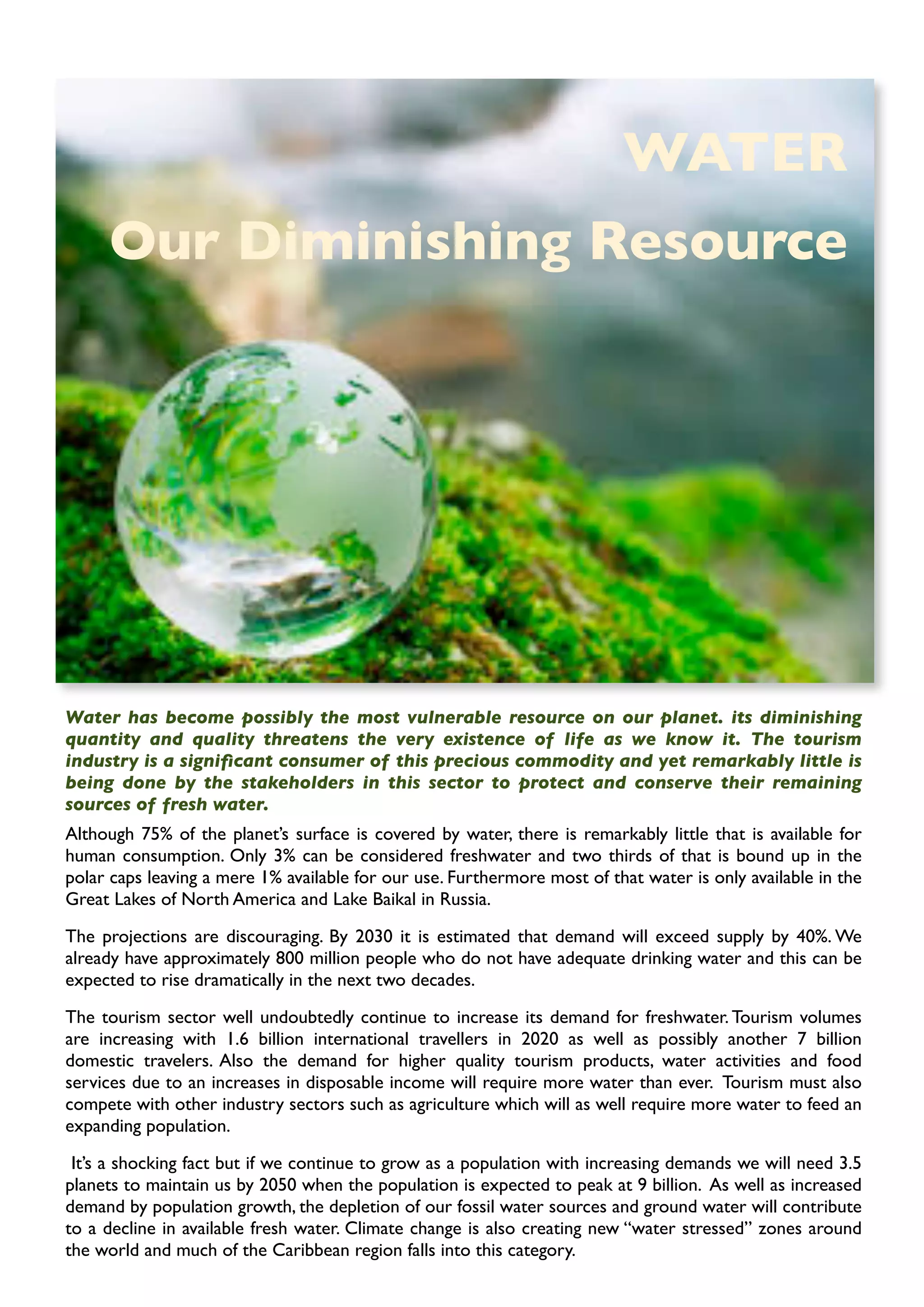 Water Conservation Management Planning Workshop (Tourist Accommodation ...