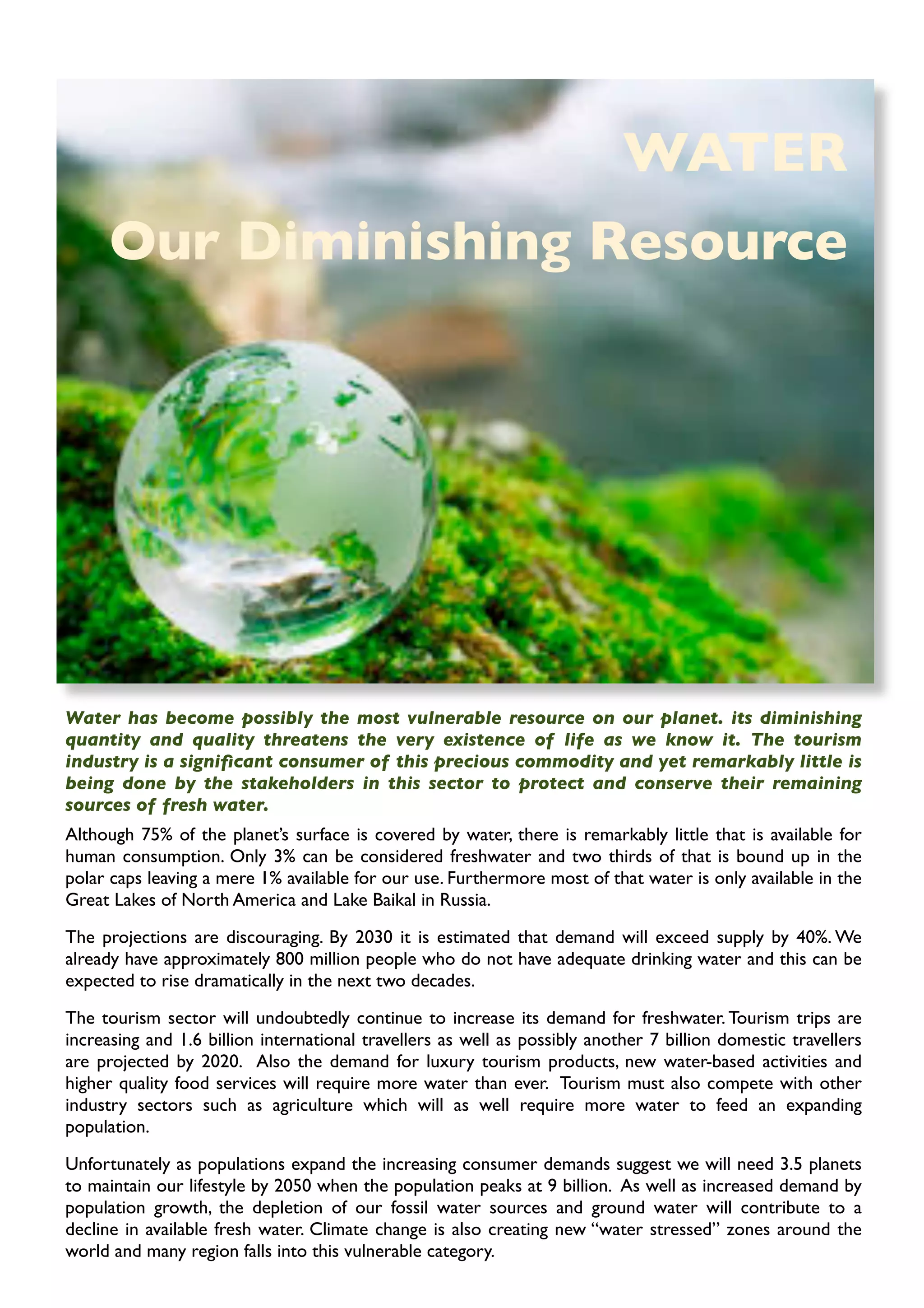 Water conservation management planning workshop | PDF