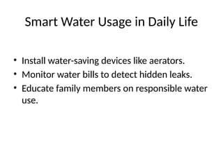 Water_Conservation_Detailed How to save water effectively in daily life ...